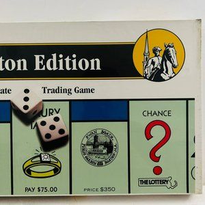 Hasbro | Games | Vintage Monopoly City Of Boston Edition Real Estate ...